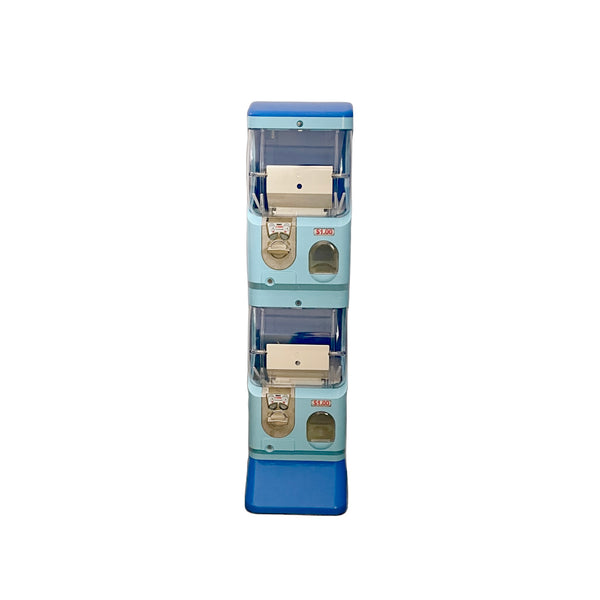 Bright Box Capsule Vending Machine - Solid Blue Body / Solid Blue Top